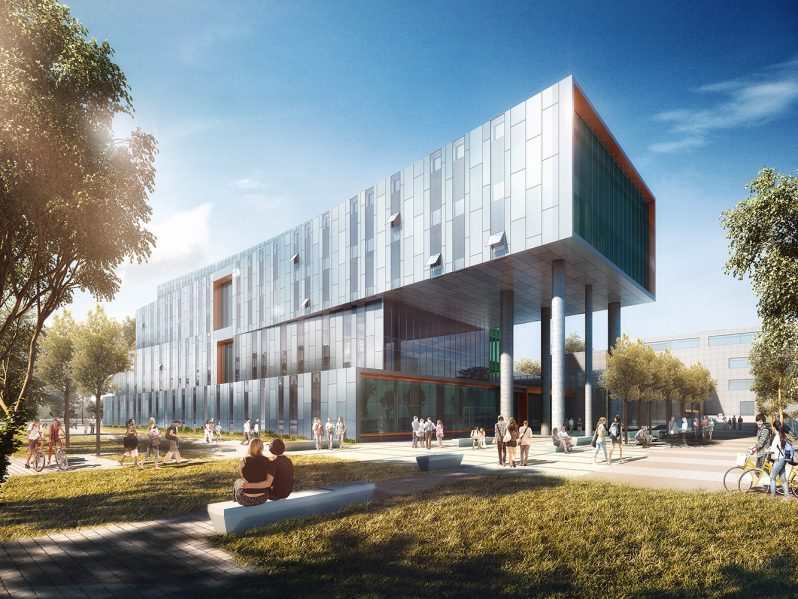 Construction begins on Highland Hall at the University of Toronto ...